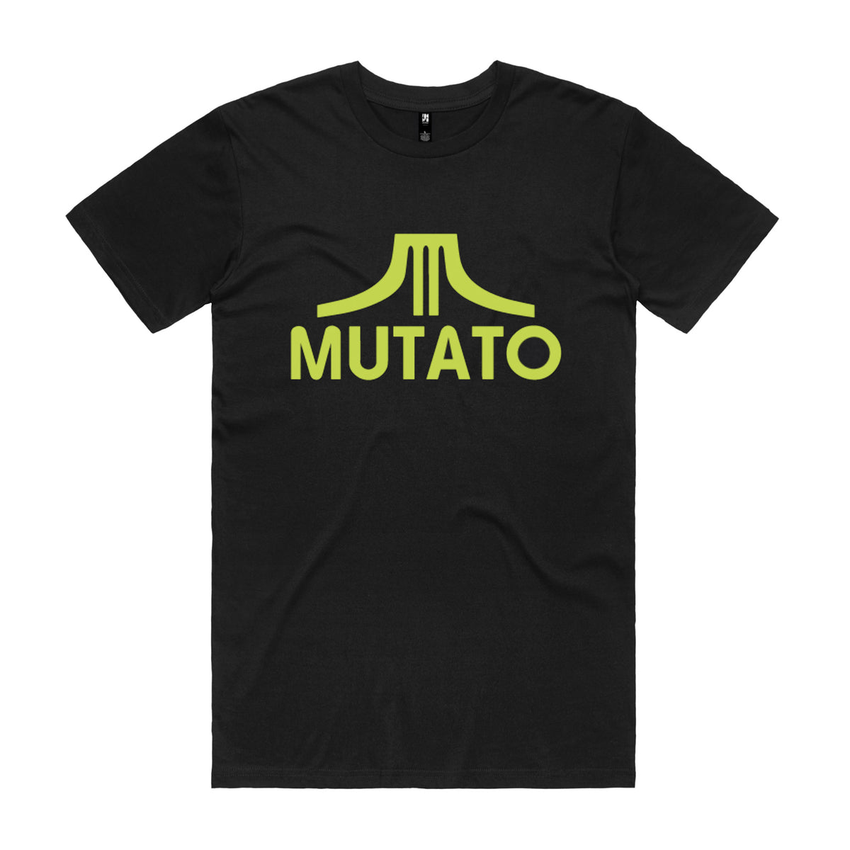 Mutato Green Logo Black Heavyweight T-Shirt – Mutato Entertainment